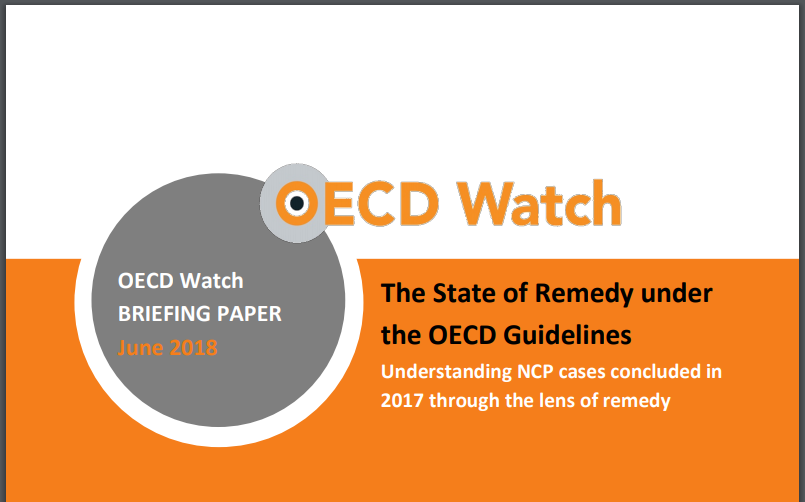 The State of Remedy under the OECD Guidelines - OECD Watch