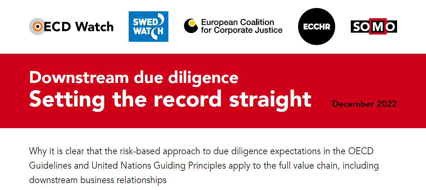 Setting the record straight - OECD Watch