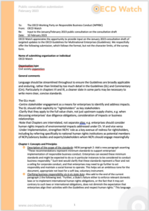 OECD Guidelines update Archives - OECD Watch