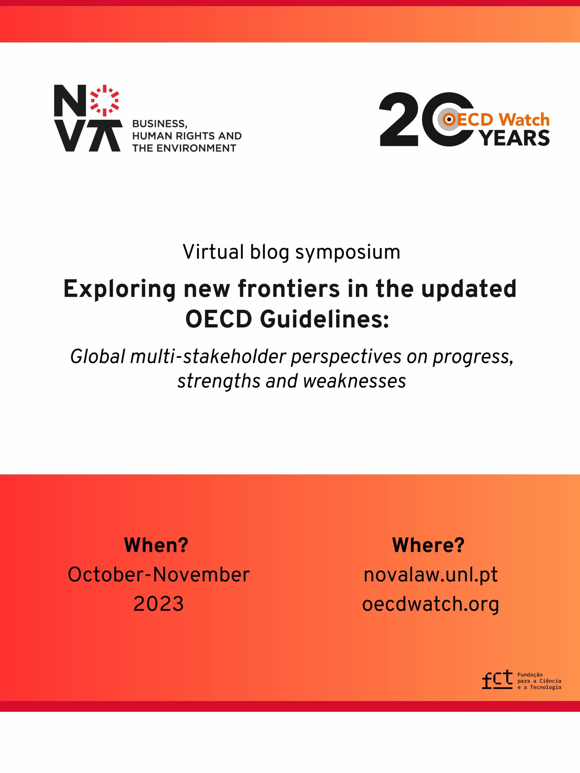 Exploring new frontiers in the updated OECD Guidelines: Global multi ...